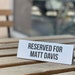 RESERVED Sturdy Metal Signs-reservation Signs for Restaurant-bars-café ...