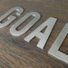Big or Small Brushed Aluminum Letters, Custom Cut-out Letters, Outdoor ...