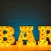 Large Letters. Marquee Letters. BAR sign. Restaurant Wall | Etsy