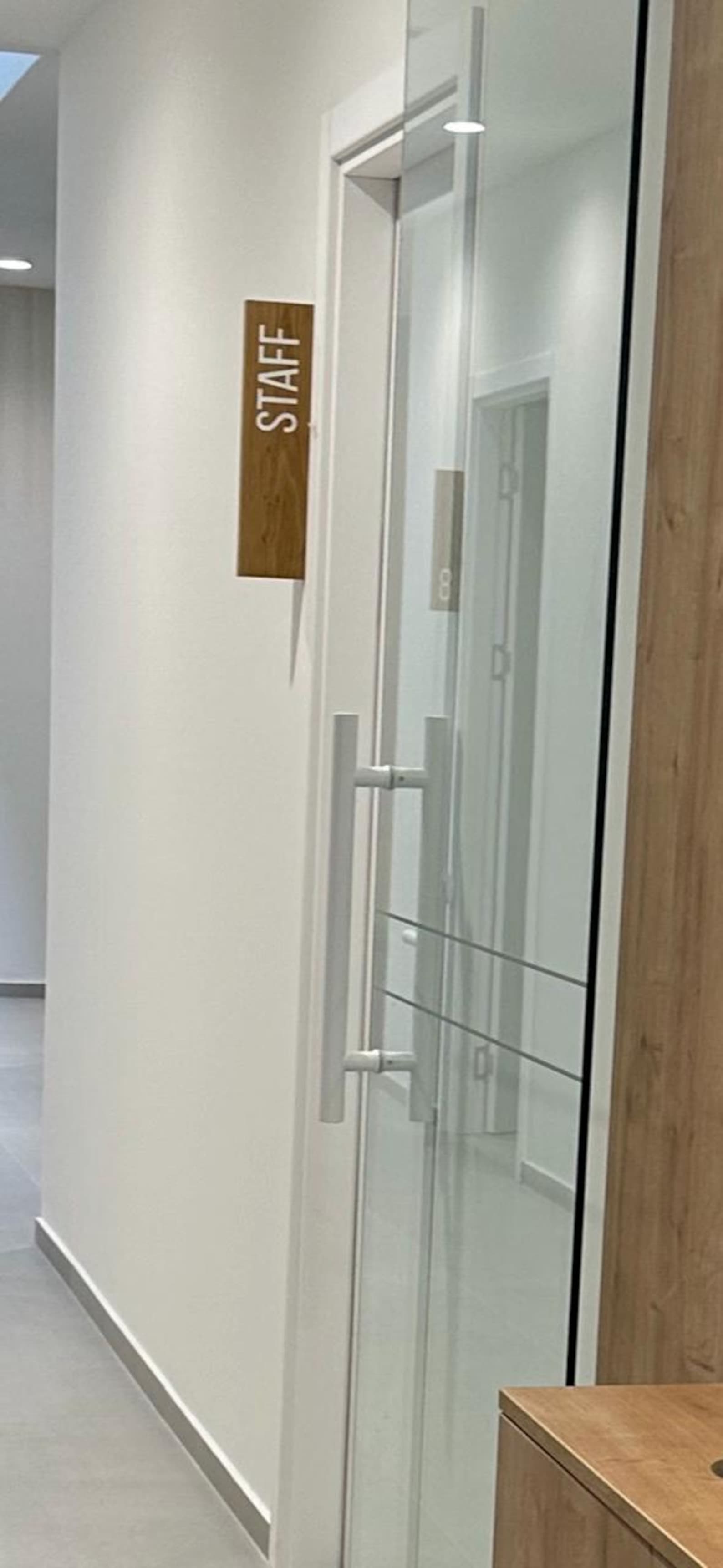 Custom Wood Projecting Sign, Hallway Flag Wood Sign, Corridor Signs for ...