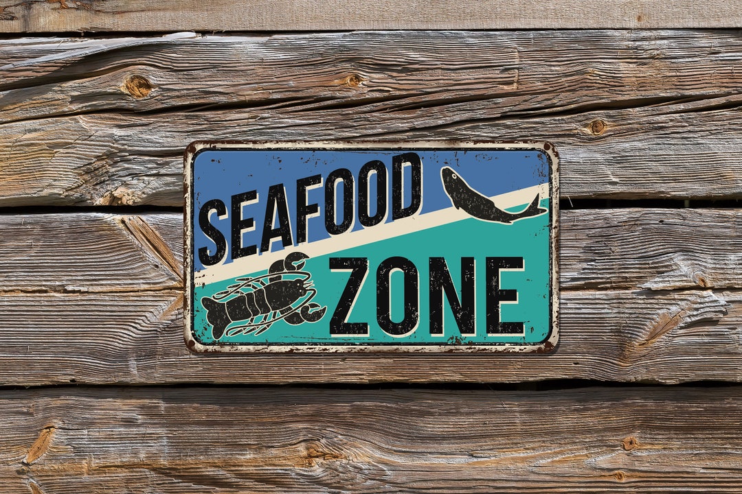 Restaurant Sign SEA Food. Front Door Sign. Retro. SEAFOOD. SEA. Food ...