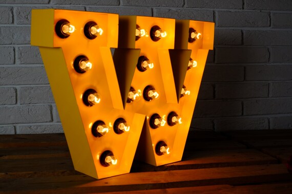 Circus Letter Lights