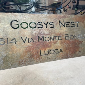 Company Logo Sign, Business Rusty Signage, Personalized Gift for New ...