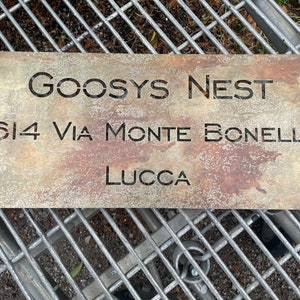 Company Logo Sign, Business Rusty Signage, Personalized Gift for New ...