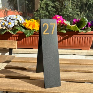 GOLD, Black, White Metal Table Numbers for Weddings, Business Events ...
