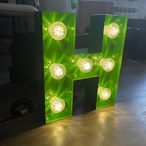 18 Inches LARGE Light up Letter Outdoor Use Marquee Letter, Letter ...