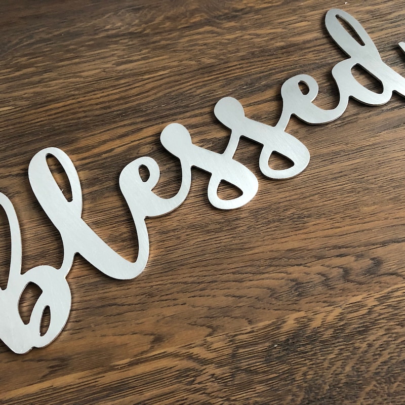 Metal Word Art - Etsy