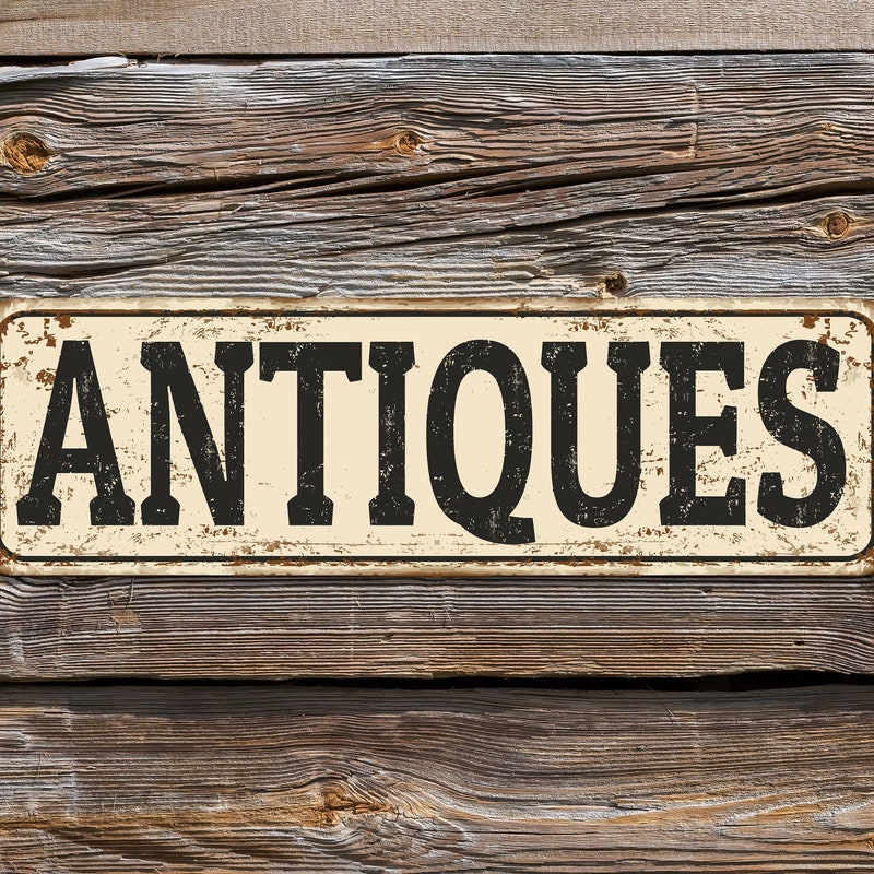 Antiques Sign - Etsy