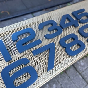 3D Numbers, Room Numbers, Thick 3D Numbers for Hotels, Hospitals ...