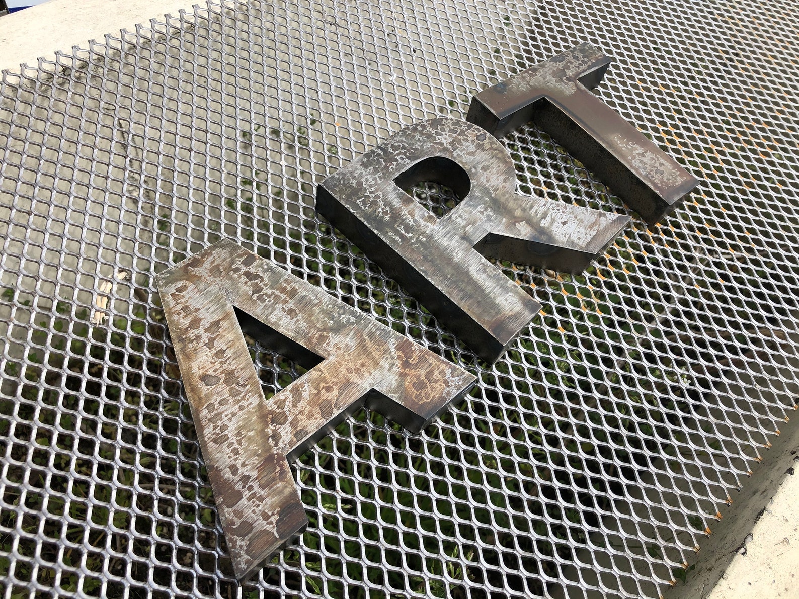 Large Volume Metal Letters for Wall Decor. Letters for Wall. | Etsy