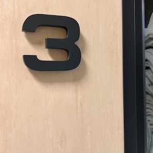 3D Numbers, Room Numbers, Thick 3D Numbers for Hotels, Hospitals ...