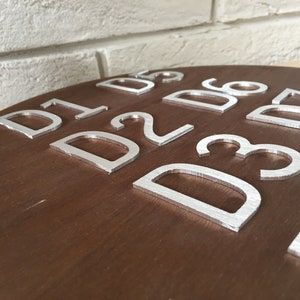 Brushed Aluminum Letters & Numbers, Big or Small Metal Letters for ...