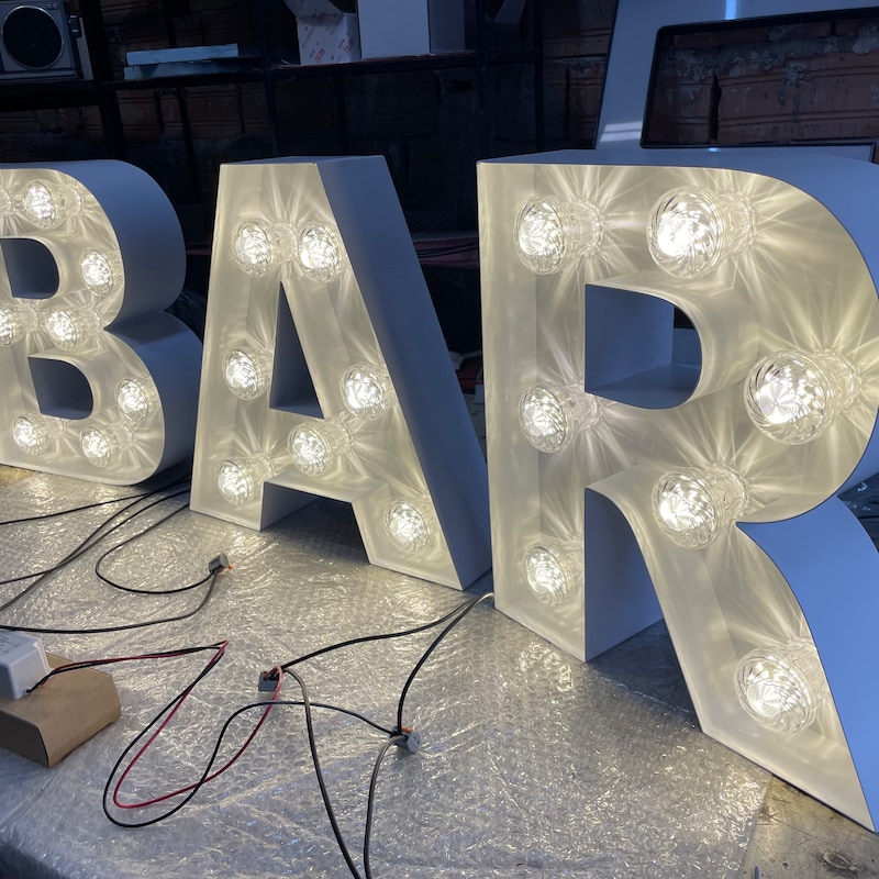 Lighted Marquee Sign - Etsy