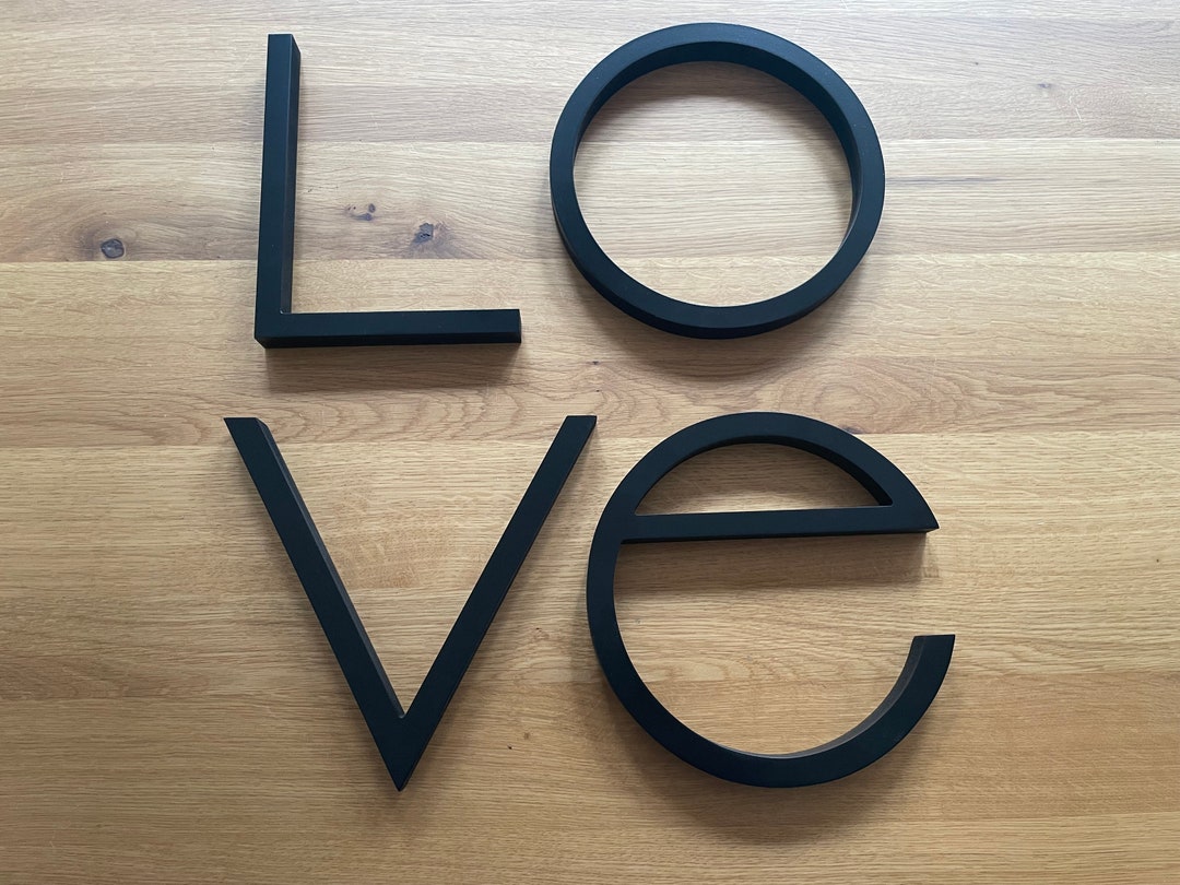 Large LOVE Wall Letters, Thick LOVE Letters, 3D Love Letters, Wall ...
