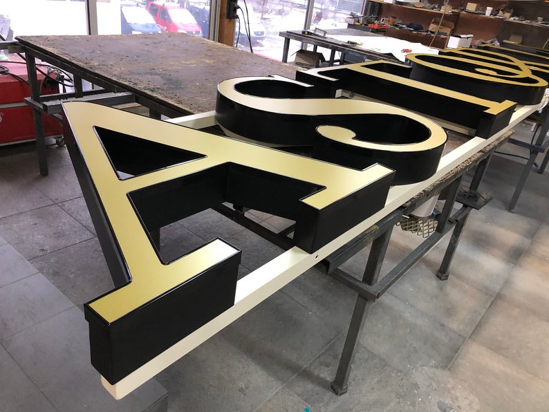 Large Metal Letters With Leds for OUTDOORLED Letters - Etsy