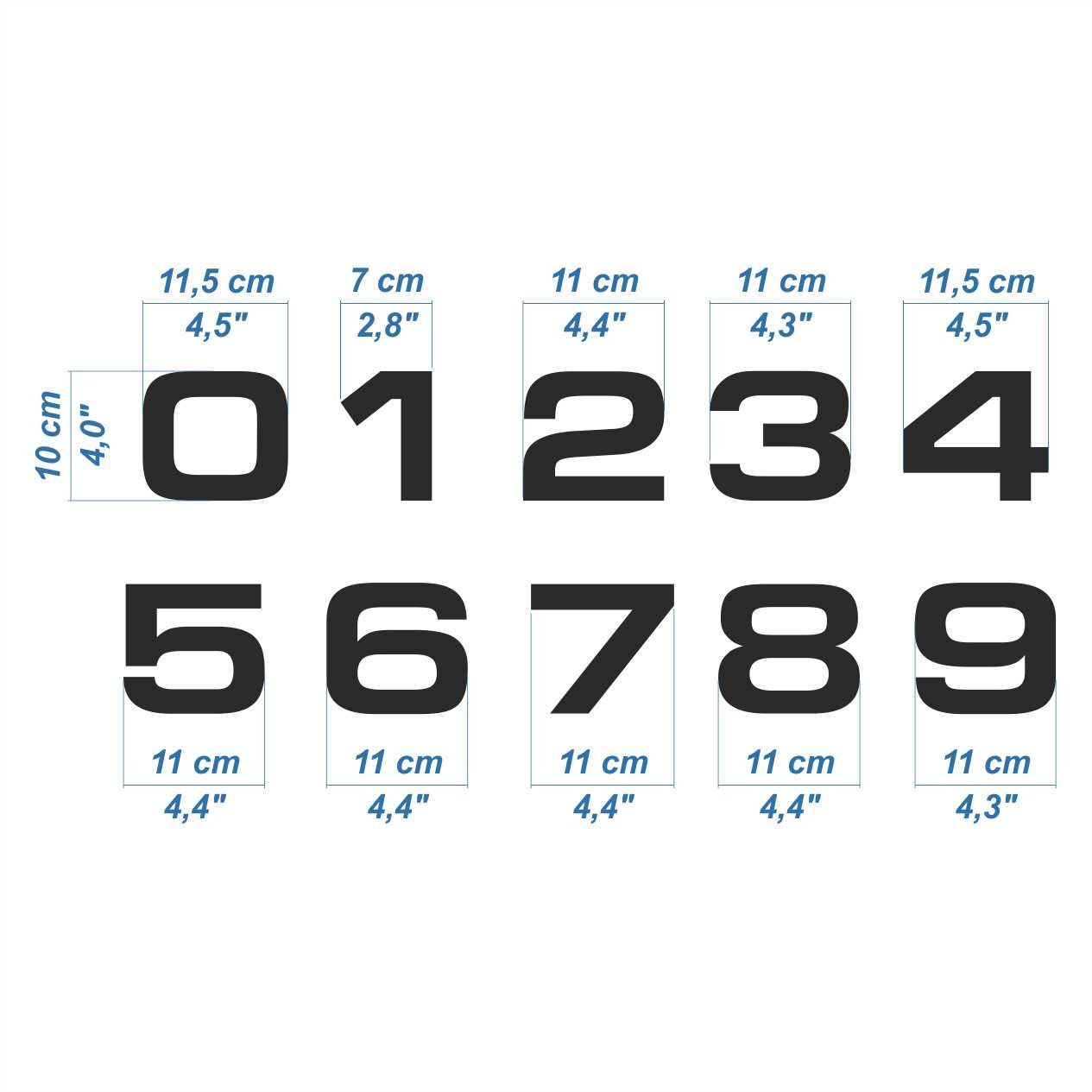 Thick House Numbers for Outdoor Use. Large House Numbers. Address ...
