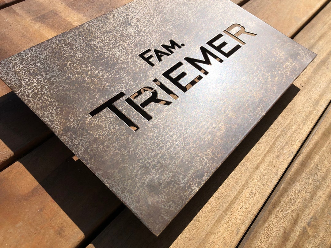 Company Logo Sign, Business Rusty Signage, Personalized Gift for New ...