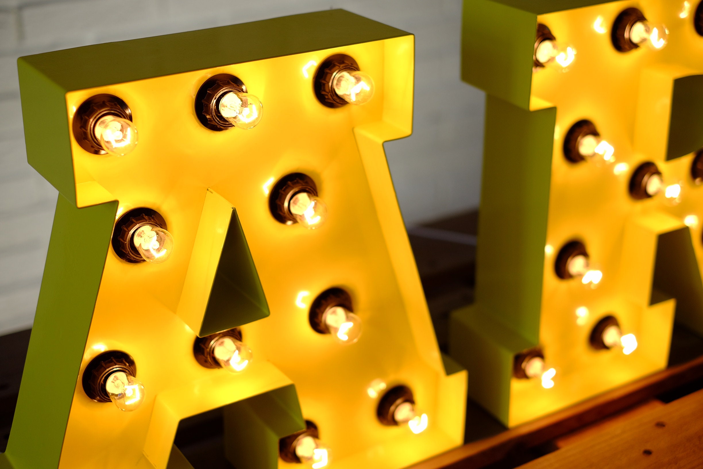 Large Metal Letter. Metal Letter. Marquee Letter. Wall Decor - Etsy