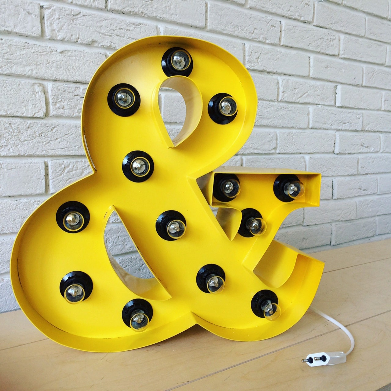 Large letters with Edison BULBS for wall decor. Wall letters | Etsy