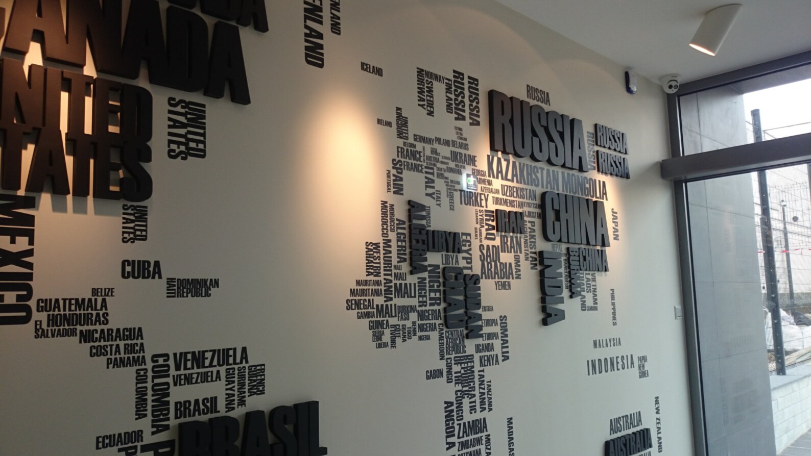 Free Shipping Map Large Wall Decal and Logo Signs 3D Map With - Etsy