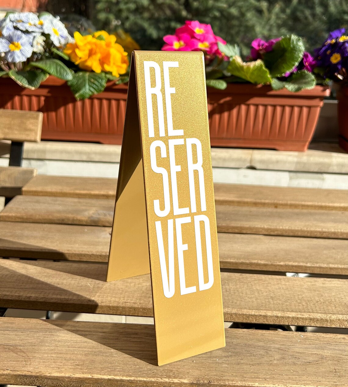 Metal Reserved Signs-hotel-bar-coffee Signs, Corporate Events Signs ...