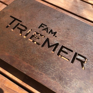 Company Logo Sign, Business Rusty Signage, Personalized Gift for New ...