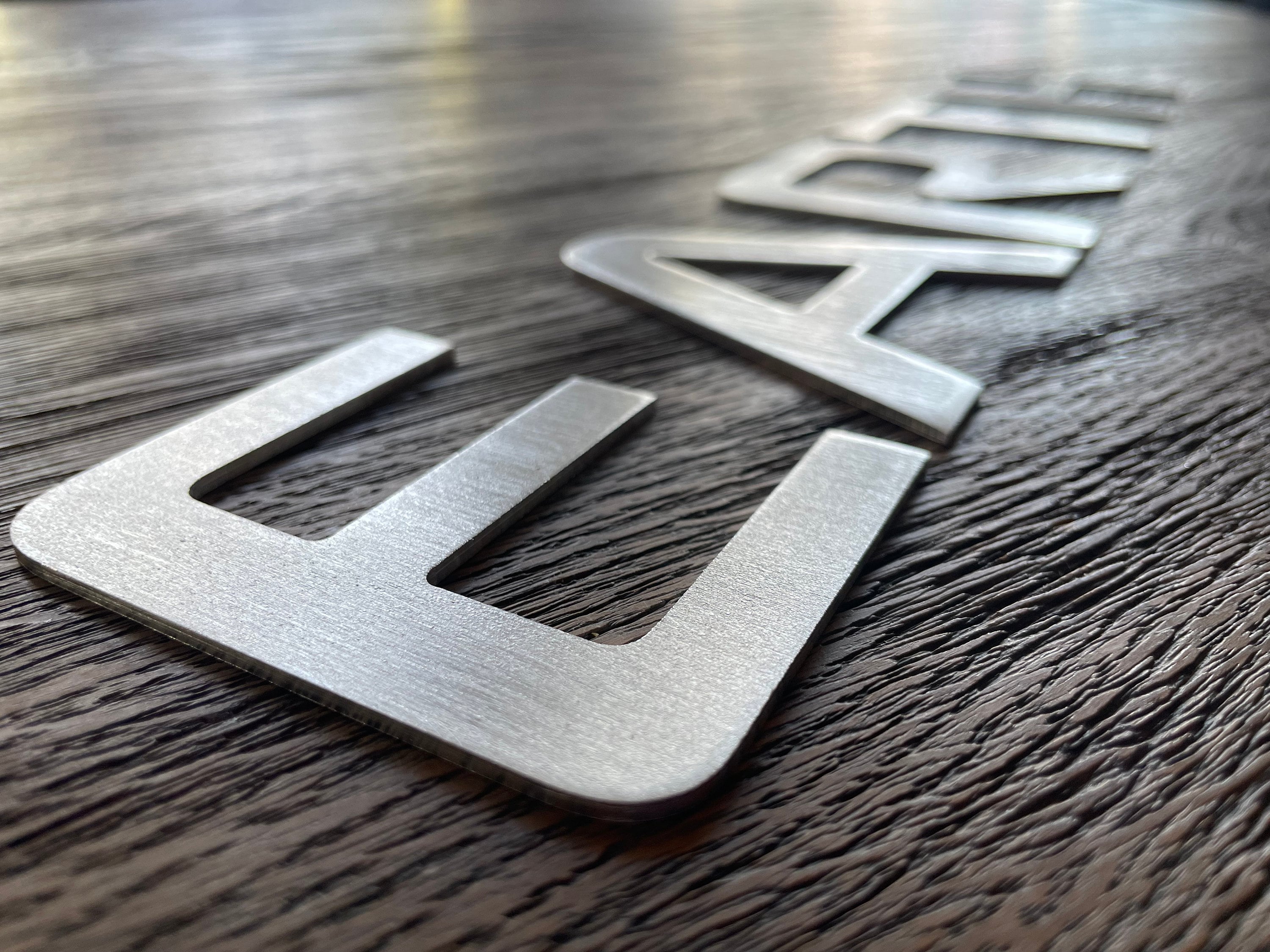 Custom Sign. Metal Letter. Wall Sign Metal Letters. Metal Letters ...