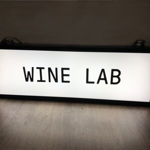 Custom text light box sign. LED sign with your logo. Cofee & | Etsy