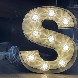 Company Sign Large Letters Lights, Storefront LED Letters, Restaurant ...
