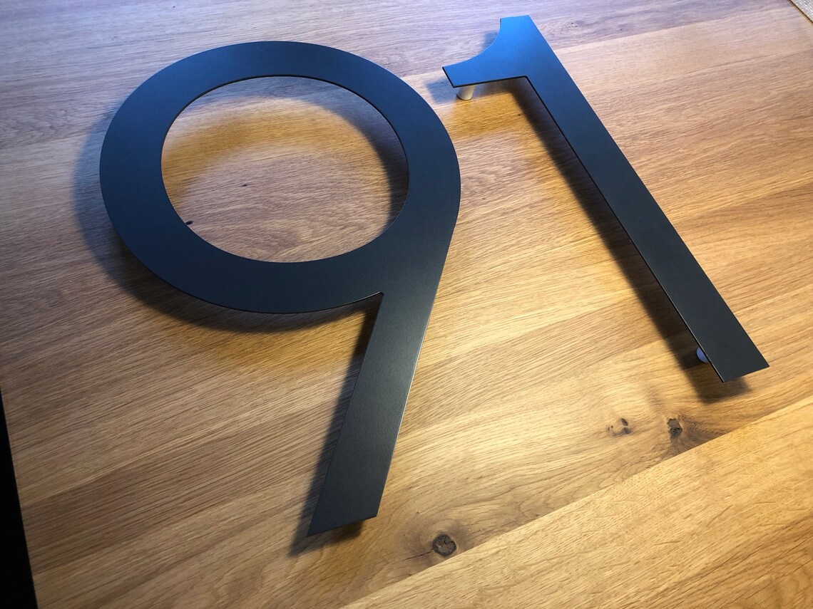 Metal Numbers, Address Sign, Street Number, Door Sign. - Etsy