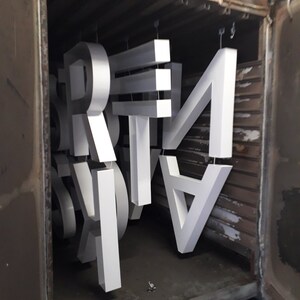 Large Metal Letters With Leds for OUTDOOR,LED Letters, Lluminated Sign ...