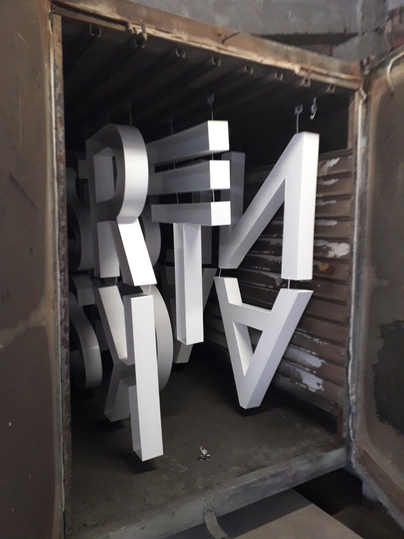 Large Metal Letters With Leds for OUTDOORLED Letters - Etsy