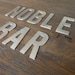 Big or Small Brushed Aluminum Letters, Custom Cut-out Letters, Outdoor ...