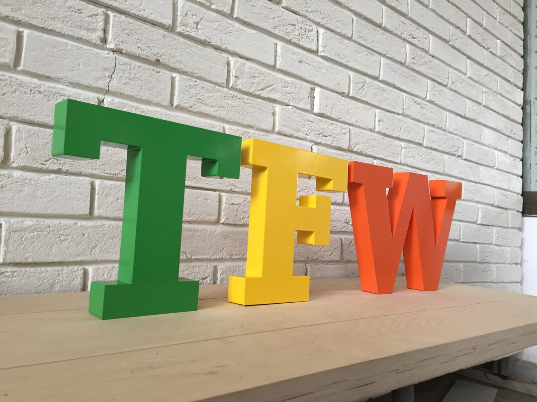 Wall Decor Large Letters Custom Sign. Metal Letters Wall Decor Sign - Etsy