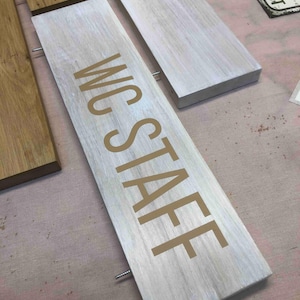 Custom Wood Projecting Sign, Hallway Flag Wood Sign, Corridor Signs for ...