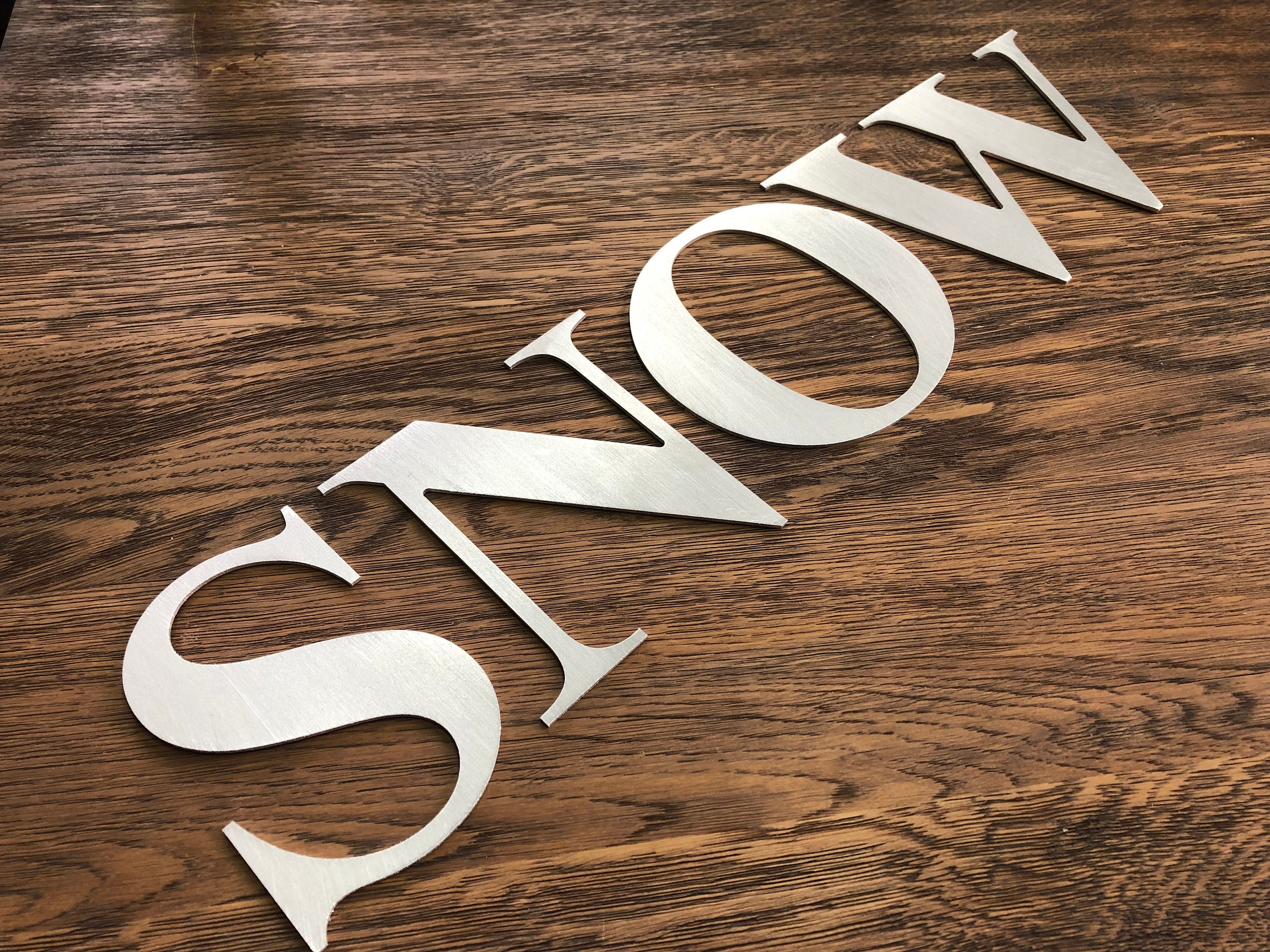 Metal Letters Custom Sign Small Metal Letters or Large Metal Letters ...