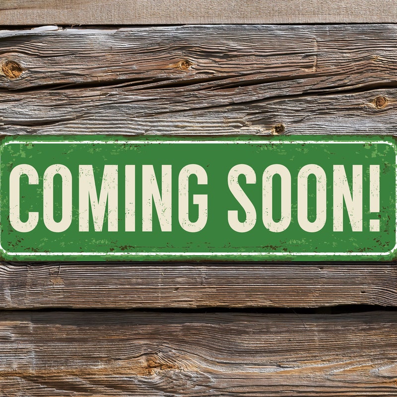 Coming Soon Sign - Etsy