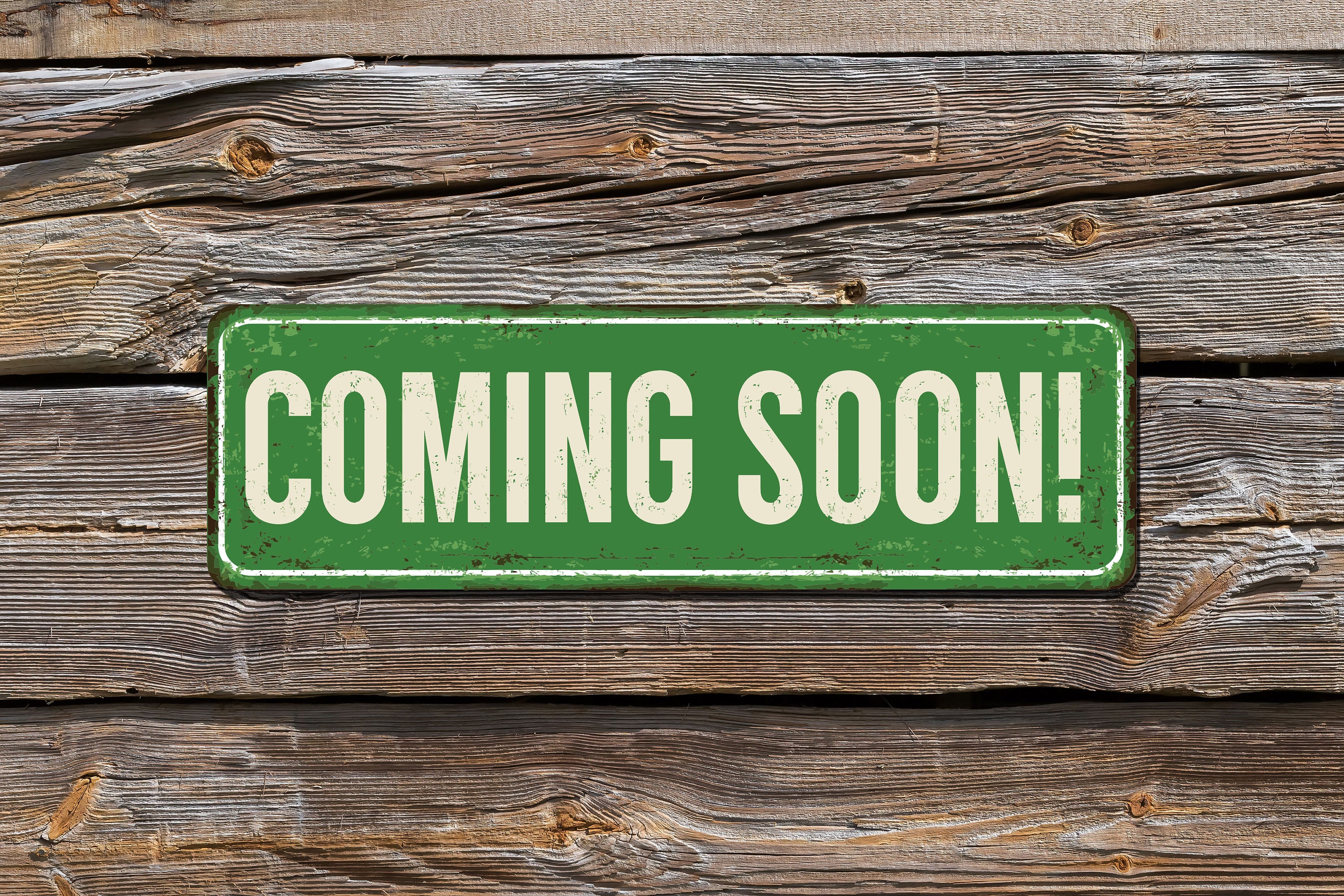 Coming Soon Restaurant Sign