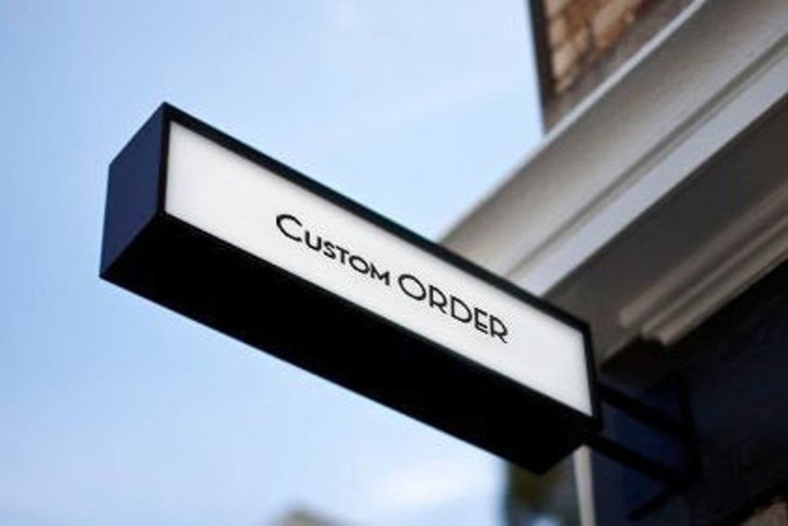 Outdoor Hanging Company / Business Sign 2 Sides Illuminated. - Etsy