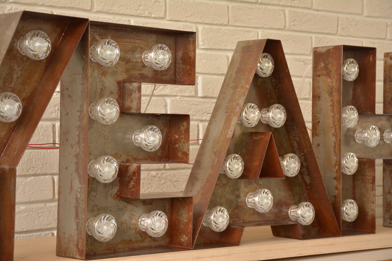 Grote letters voor muur verlichte letters verlichte borden | Etsy