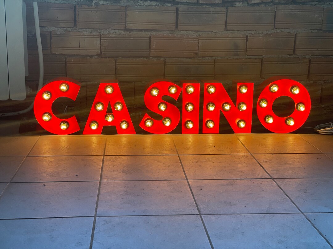 Retro Big Letter Light Up. Letters Lights. Large Wall Letter. Circus ...