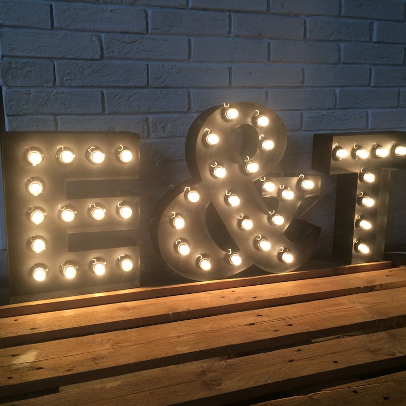 Light up Letters - Etsy