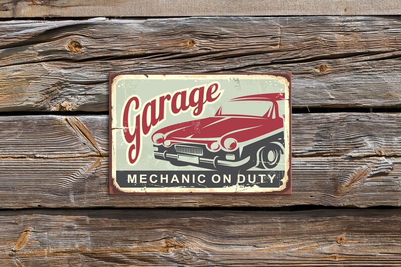 Car Service Vintage Signs Vintage & Retro Plaques Gas | Etsy