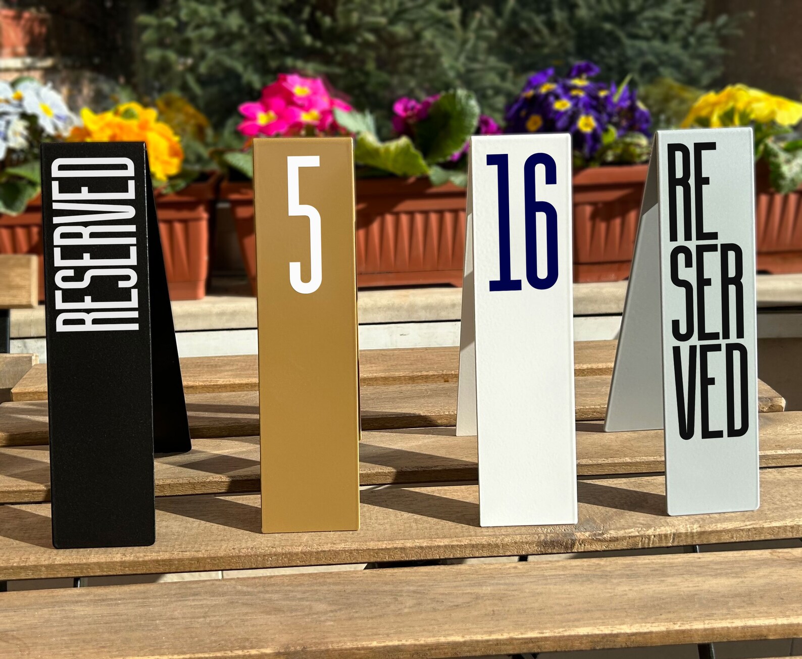 Metal Reserved Signs-hotel-bar-coffee Signs, Corporate Events Signs ...
