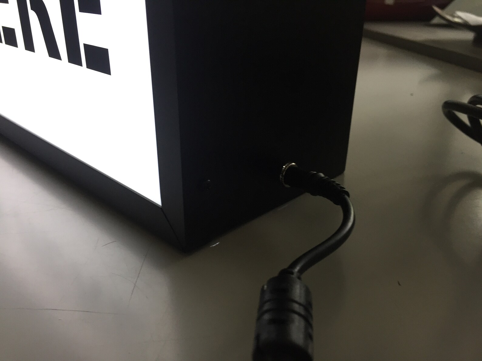 Illuminated Signs Retro Light Box Sign: Black Sides Custom - Etsy