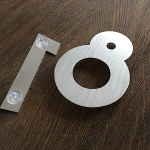 Gold Metal House Numbers, Wall Mounted House Numbers, Vintage Address ...
