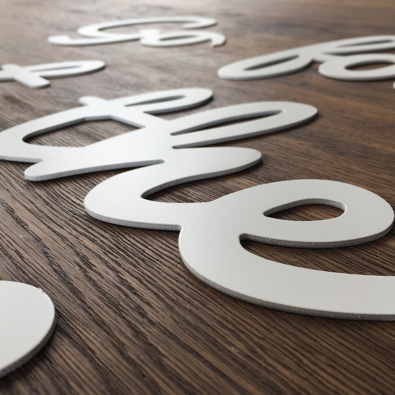 Metal Word Signs - Etsy