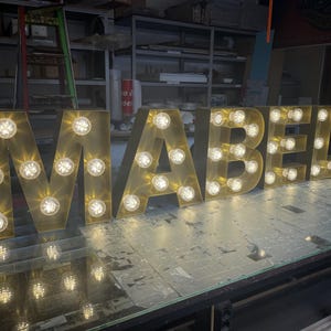 Light Sign Large Letters, Custom Marquee Letters for Bar-restaurant ...