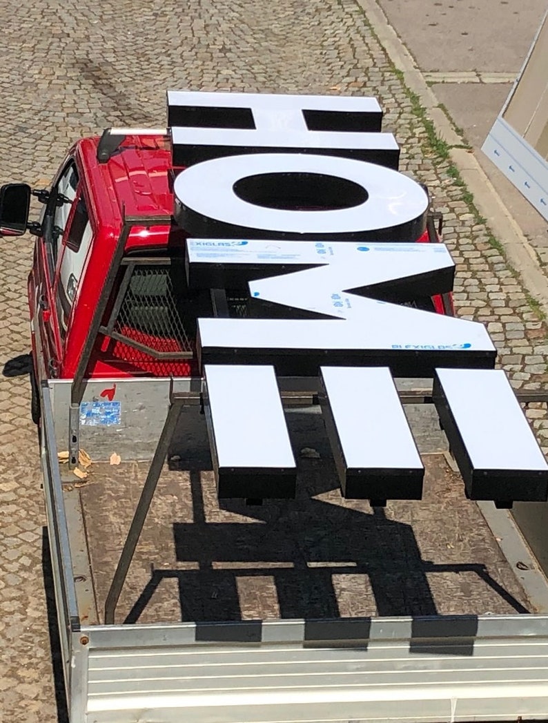 Large Metal Letters With Leds for OUTDOORLED Letters - Etsy