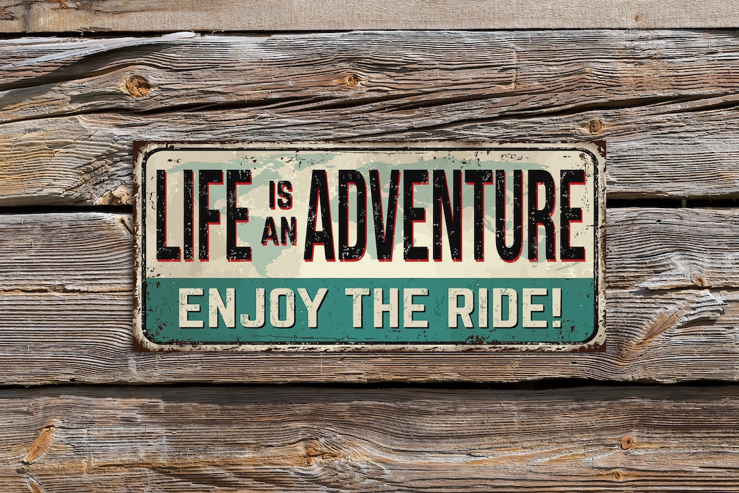 Life is an Adventure. Sign.wall Decor Sign - Etsy